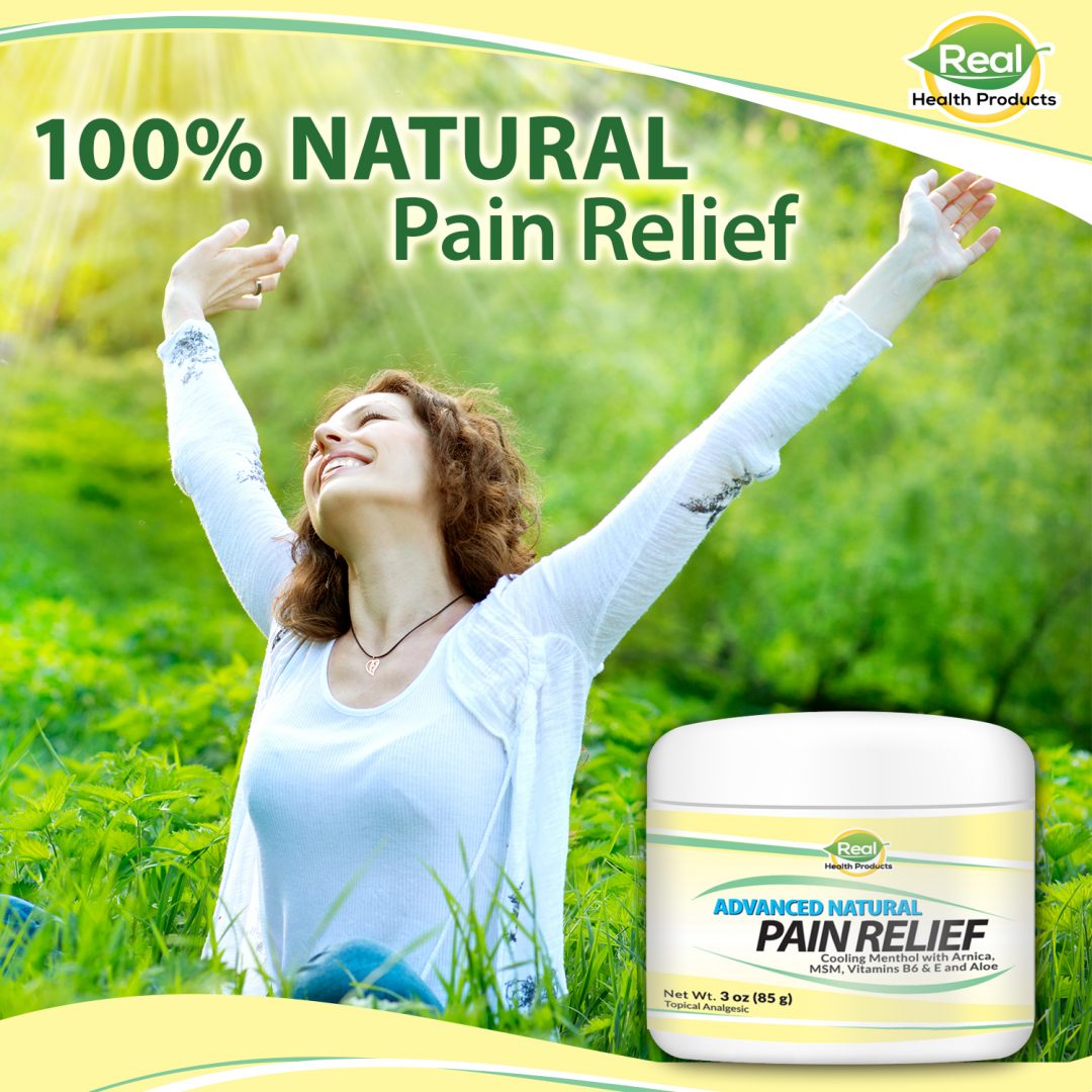 Natural Pain Relief Cream | Relieves Muscle, Joint, Knee, and Back Pain